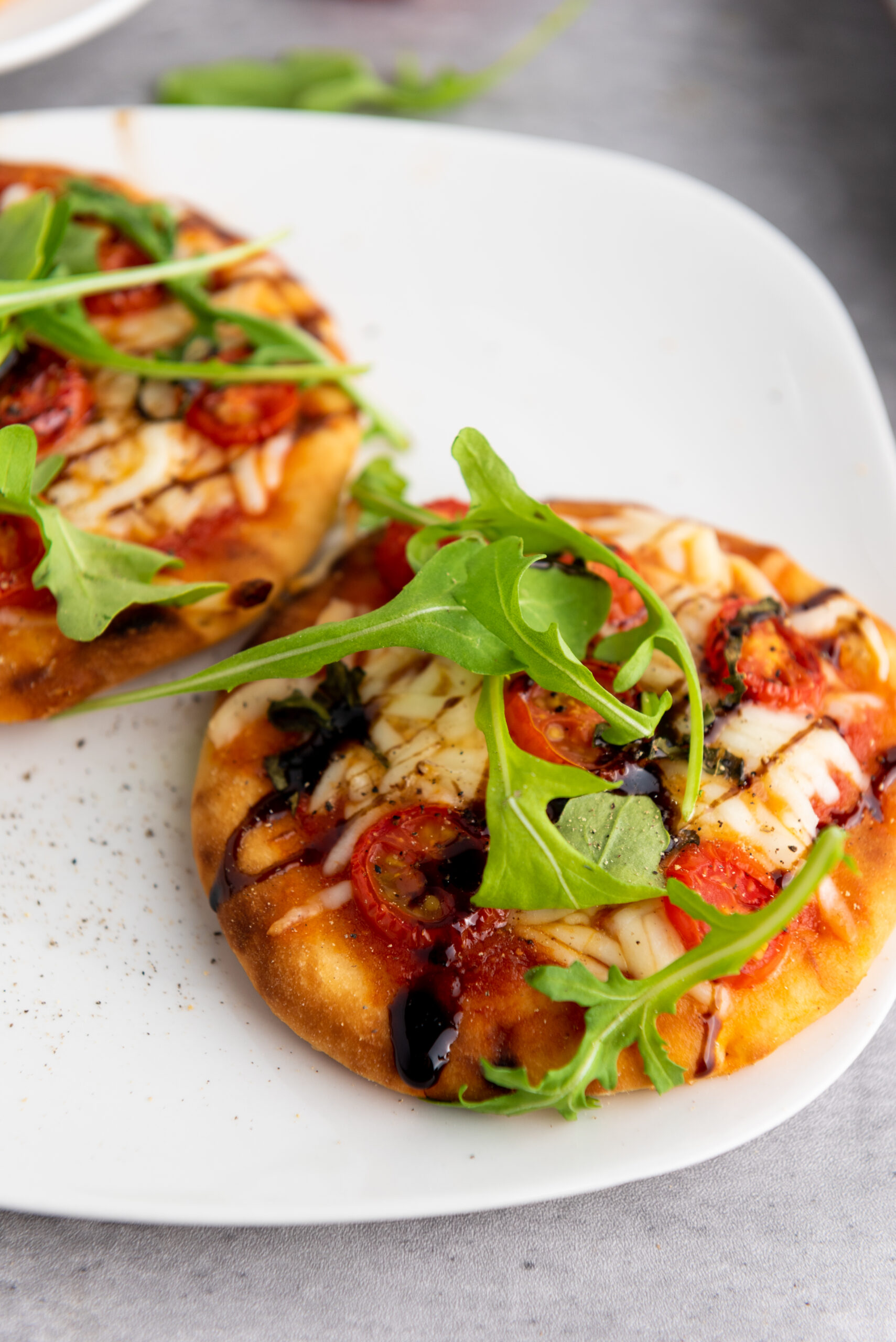 Mini Caprese Pizzas - The Nomad Plate